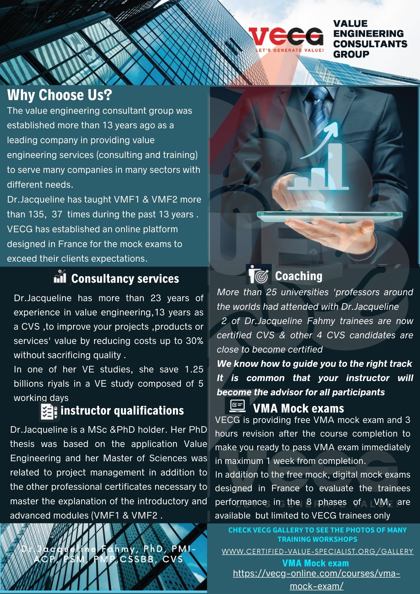 Value Methodology Associate (VMA) - VECG Value Engineering Consultants ...