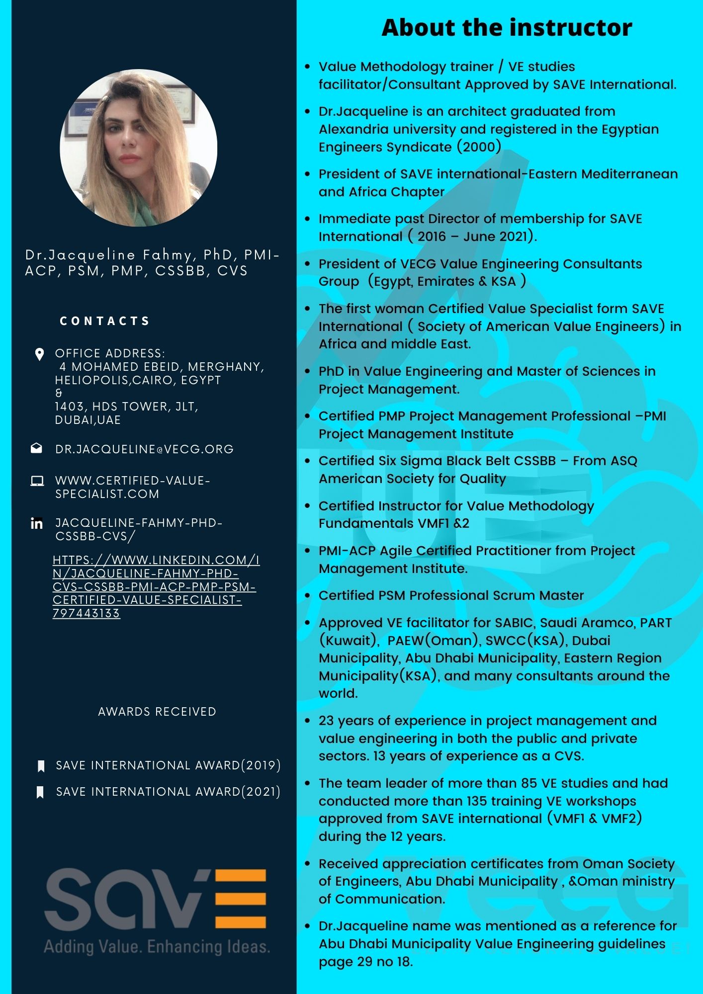 Value Methodology Associate (VMA) - VECG Value Engineering Consultants ...